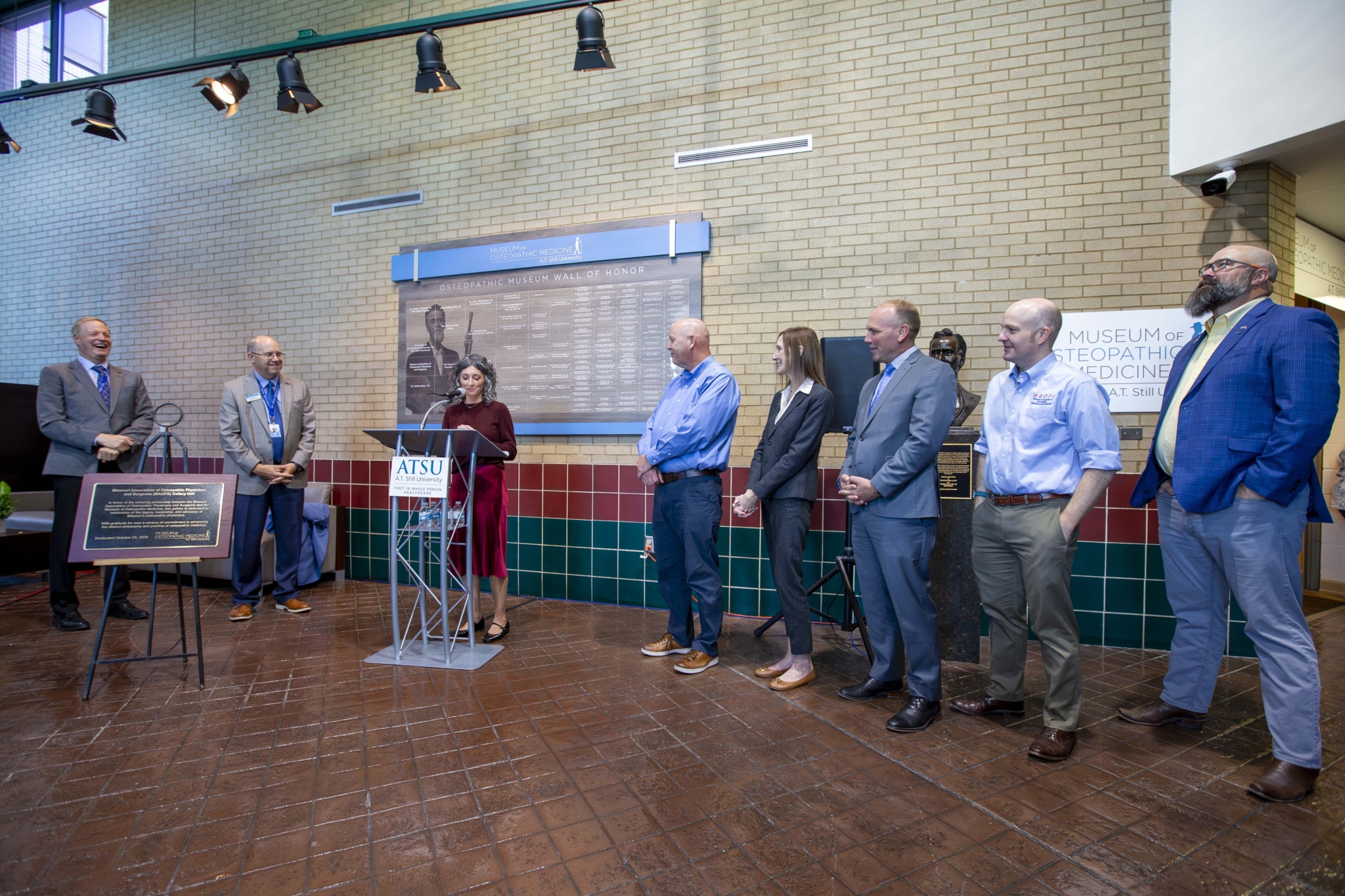 ATSU News | MAOPS Gallery Hall dedicated on ATSU’s Missouri campus to prominent osteopathic ...