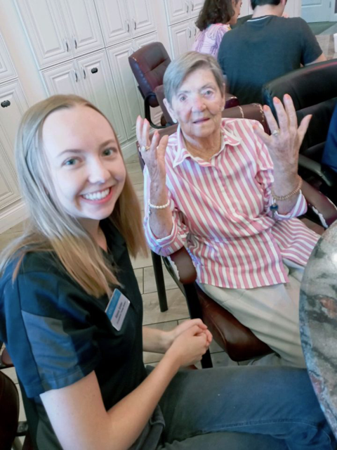 ATSU News | ATSU-ASHS students host Senior Spa Day at local memory care ...