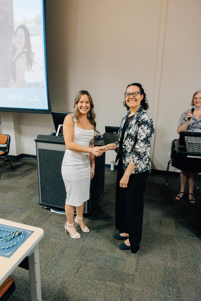ATSU News | ATSU-ASHS MSOT program presents awards, hosts pinning ceremony for class of 2024