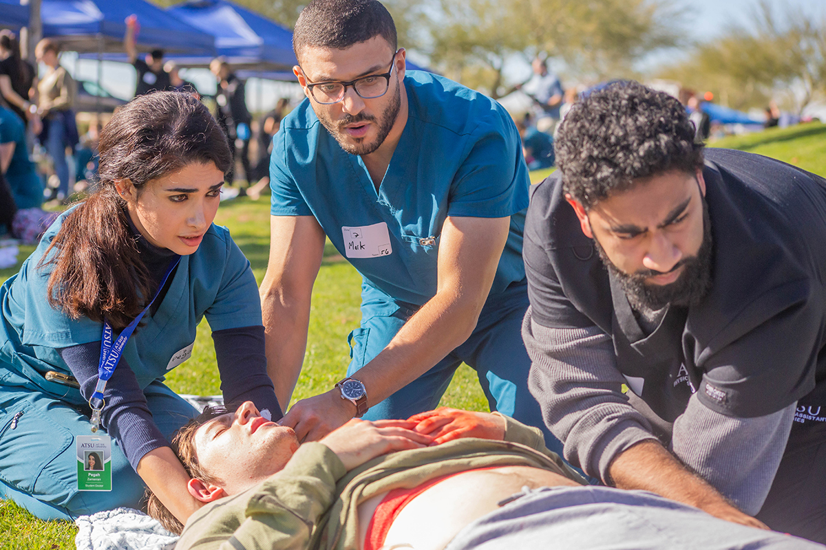 ATSU News | ATSU-SOMA and ASHS students participate in mass casualty ...